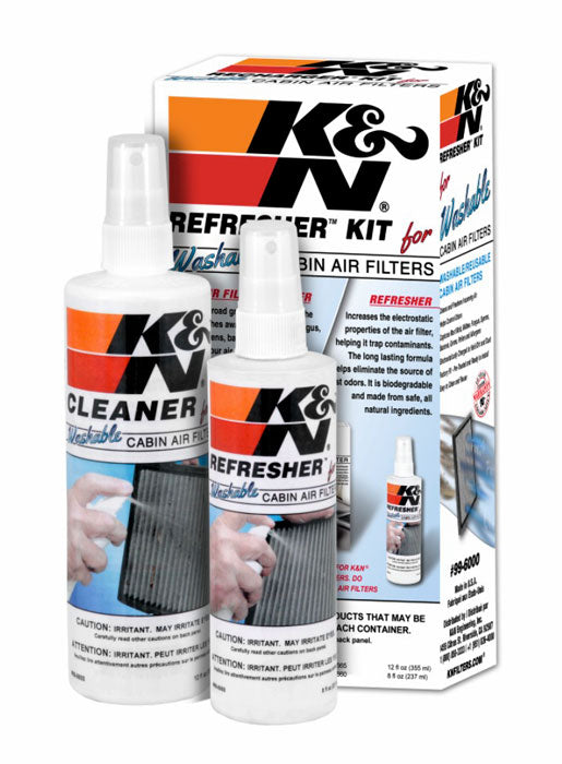 K&N 99-6000 Cabin Filter Cleaning Care Kit – Bak Industries