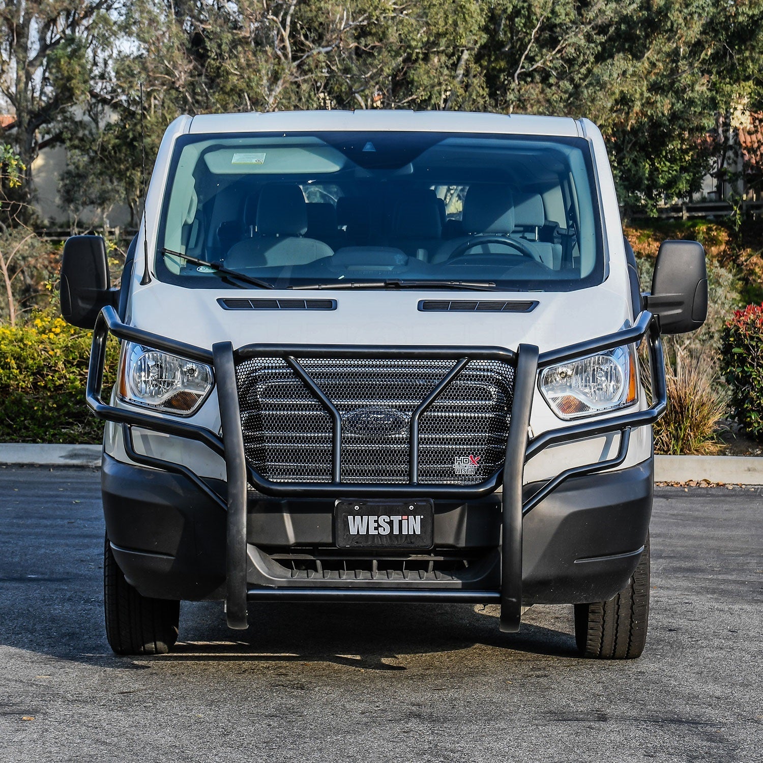 Westin 57-4055 - HDX Grille Guard Black Ford Transit 150, 250, 350, 35 ...