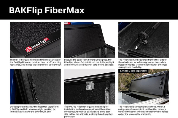 BAKFlip FiberMax Hard Folding - Tonneau Cover | BAK Industries | BAK ...